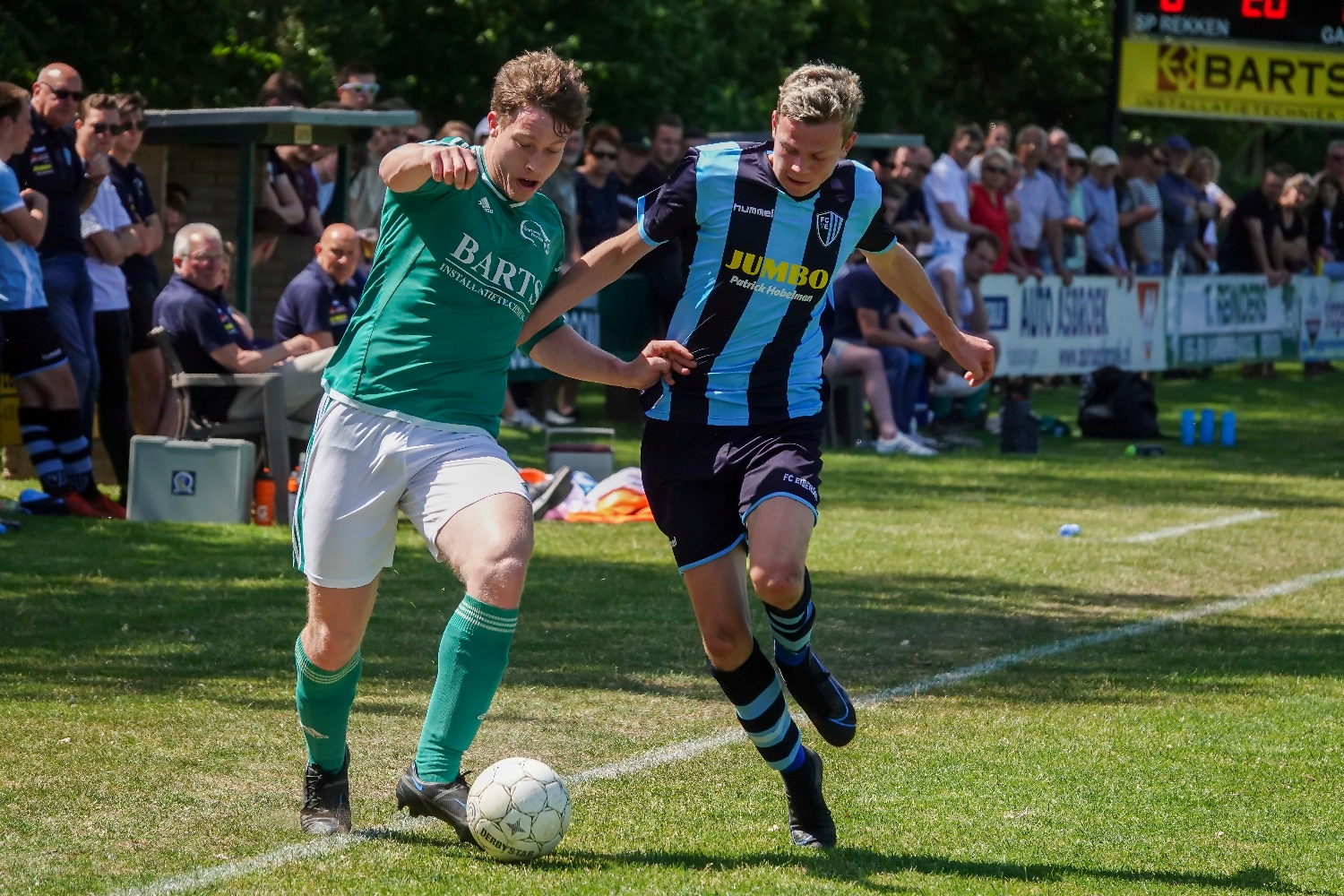 Veelbesproken derby tussen Sp Rekken en FC Eibergen levert terechte ...